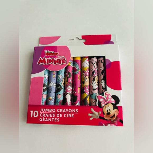 Disney | Office | New Disney Junior Minnie Jumbo Crayons Made In ...